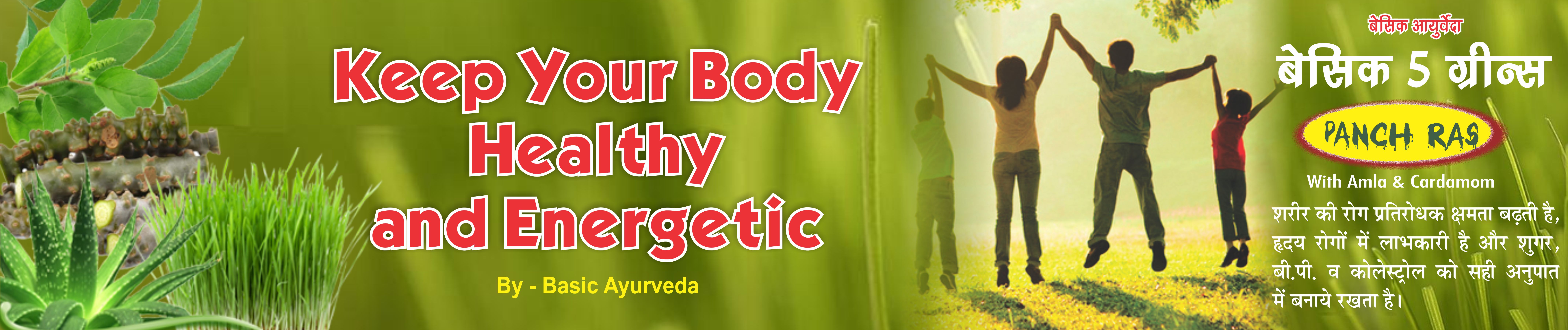 Basic 5 Greens Panch Ras